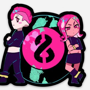 Splatoon Octo Expansion Stickers - Etsy