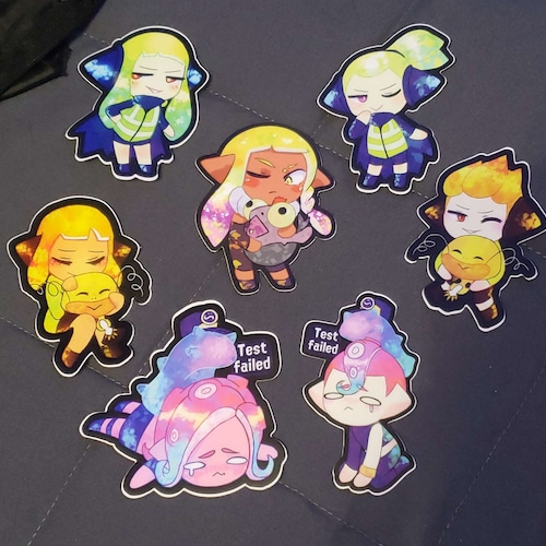 Splatoon Agent 8 Sticker Pack - Etsy