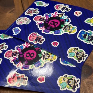 Splatoon Sticker Sheets - Etsy