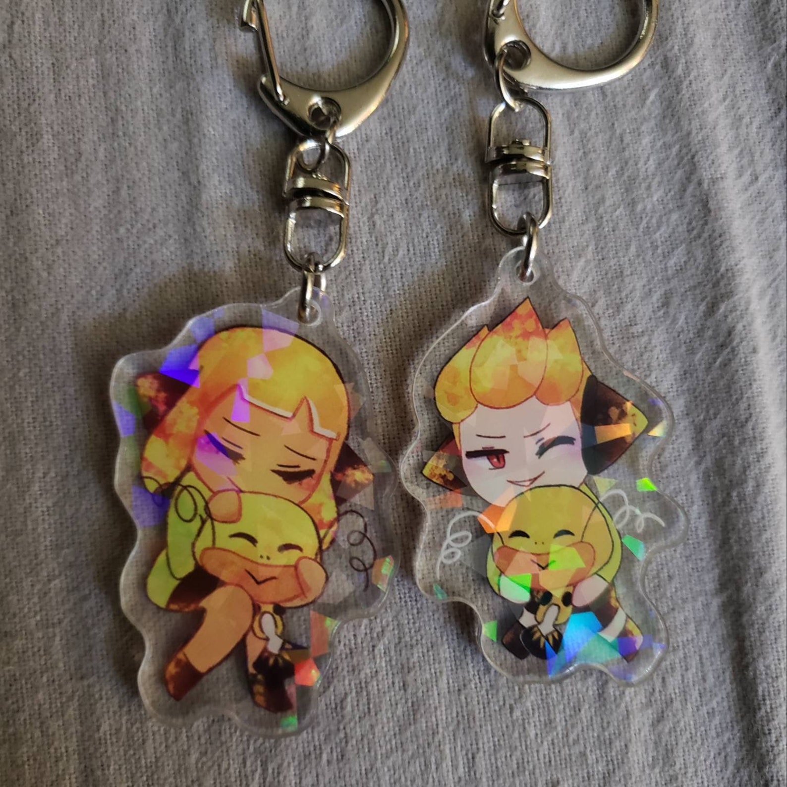 Splatoon Holographic Charms - Etsy