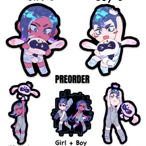 Splatoon 3 Side Order Stickers - Etsy