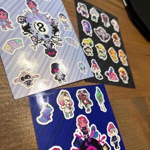 Splatoon Sticker Sheets - Etsy