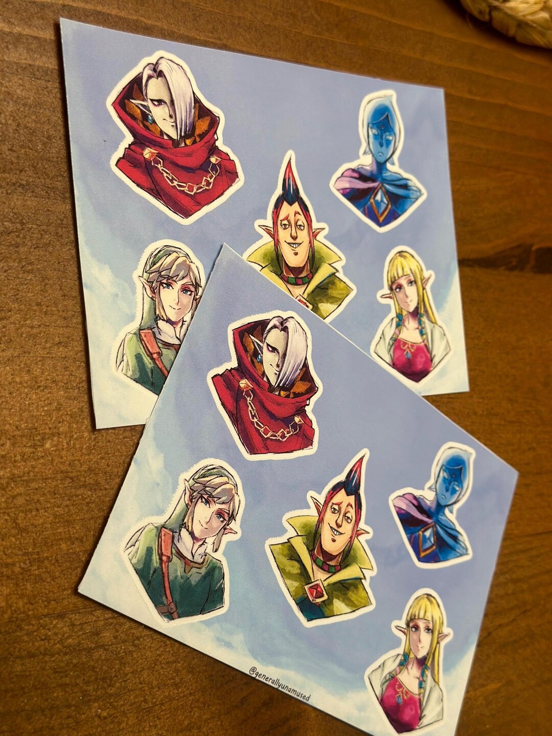 The Legend of Zelda Skyward Sword Stickers - Etsy