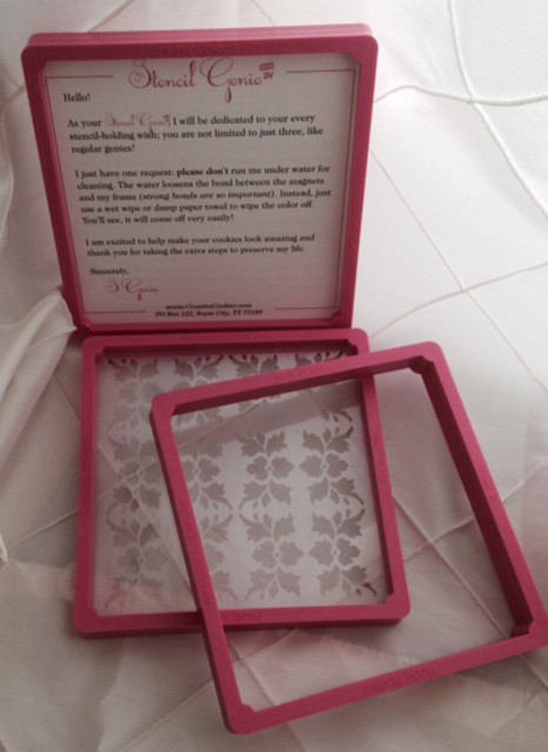 Stencil Genie Cookie Frame - Etsy