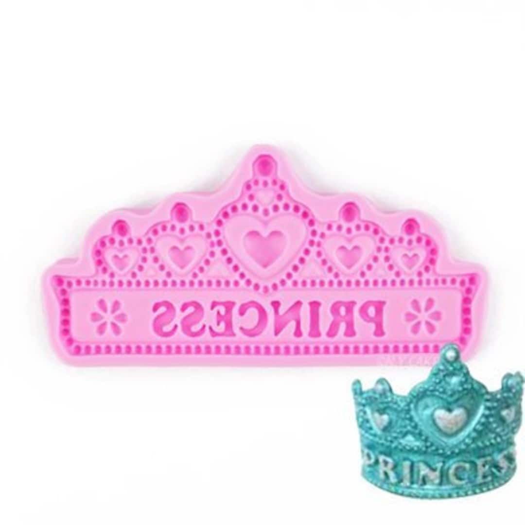 PRINCESS Crown Pearled Tiara Silicone Mold - Etsy