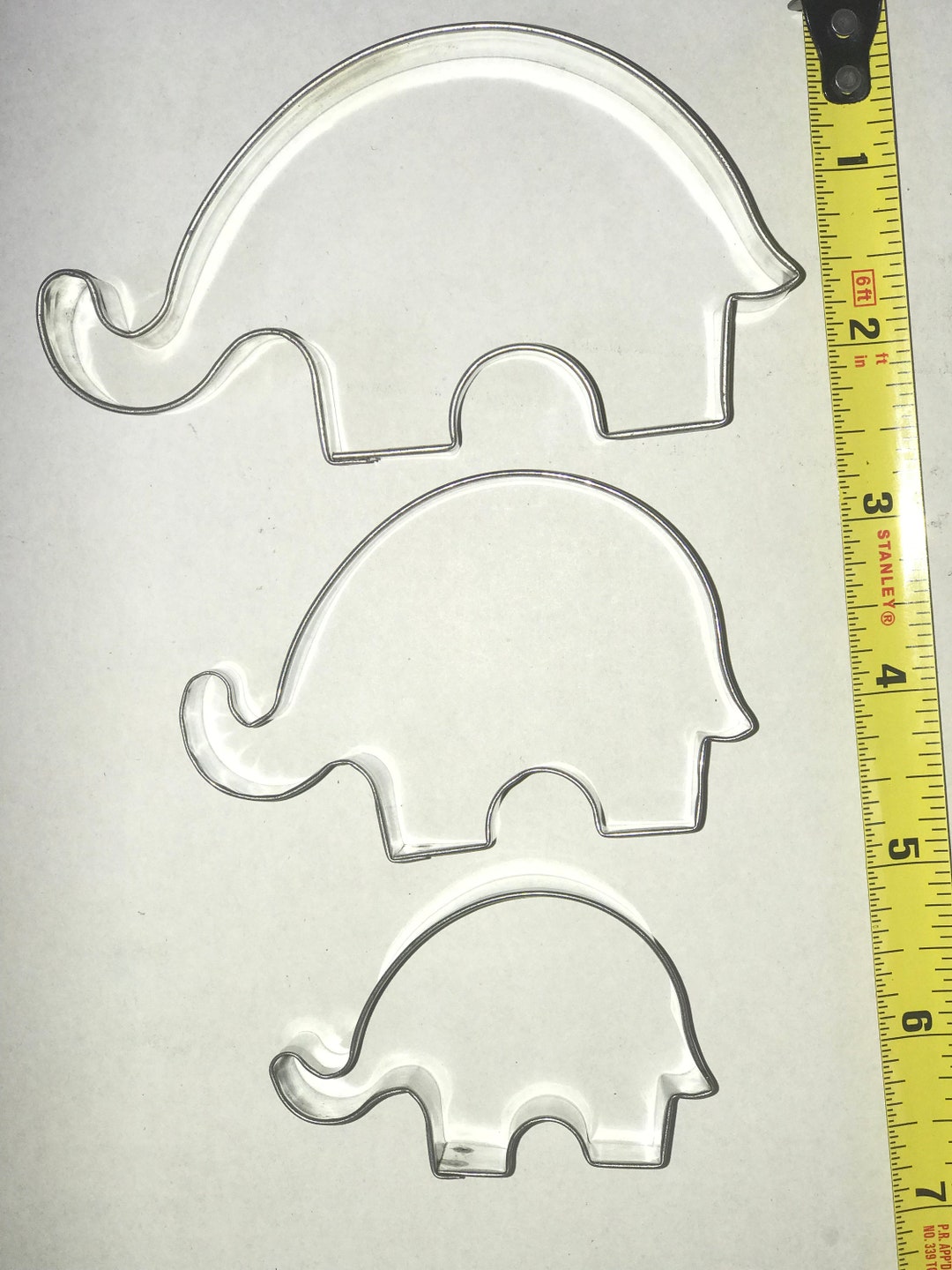 Set of 3 Elephant Cutters 100 - Etsy