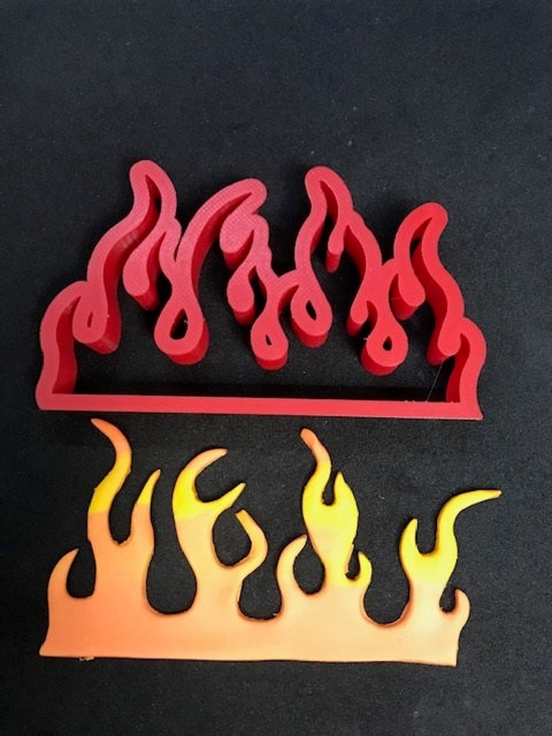 Fire Flames Cookie Fondant Cutter | Etsy