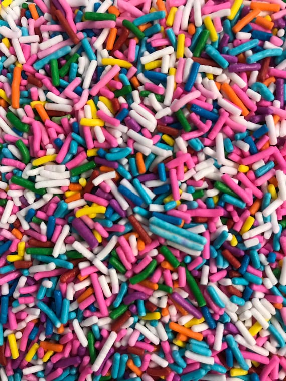Rainbow Colored Sprinkles 4 Ounces | Etsy