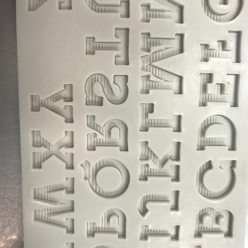 Silicone Alphabet Letters Molds - Etsy
