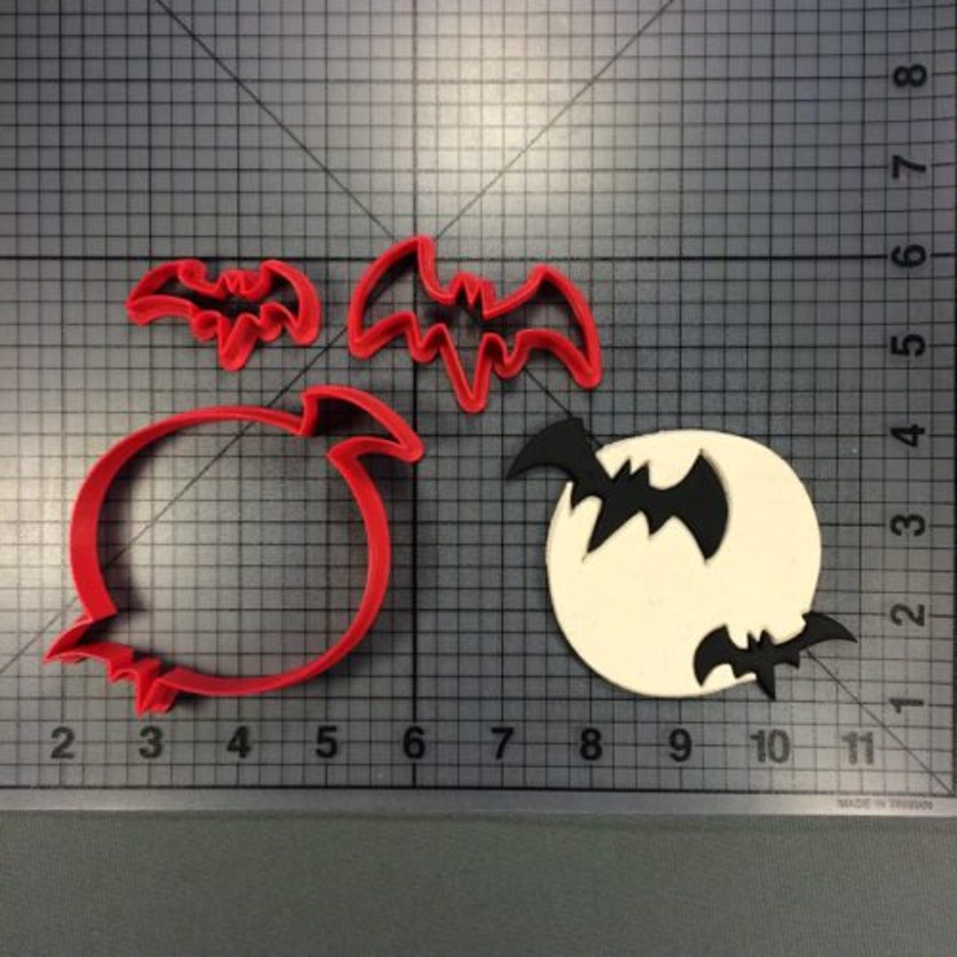 Moon and Bats Cutter - Etsy