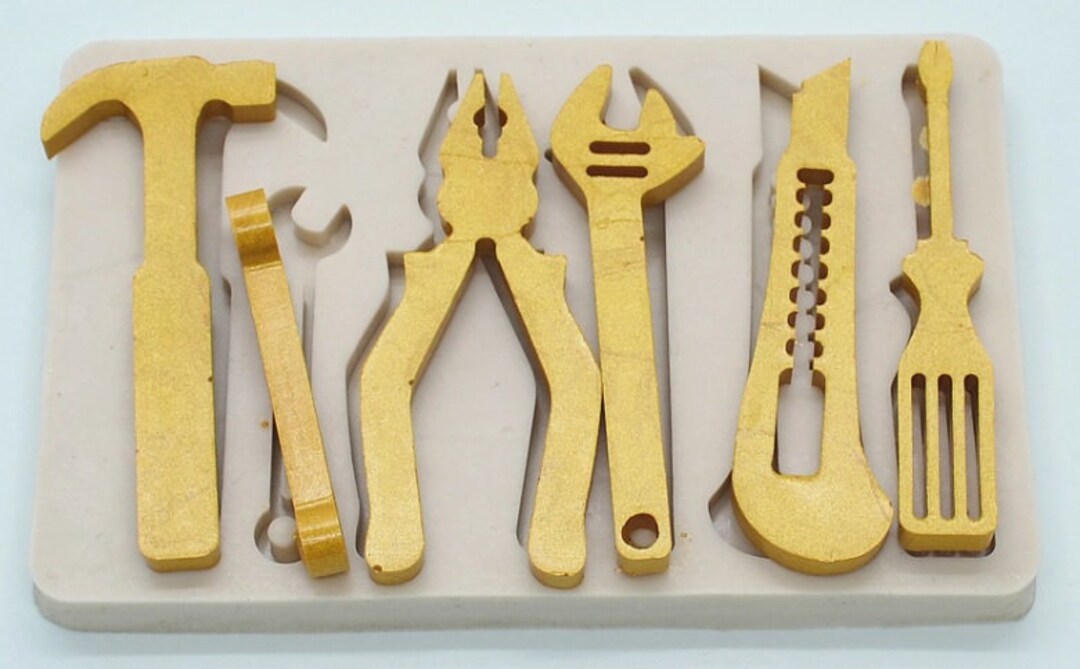 Tools Silicone Mold 6 Tools in One Mold - Etsy