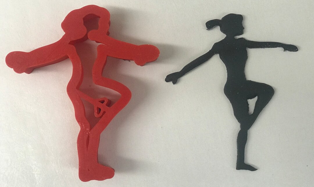 Gymnast Twirling on One Foot - Etsy