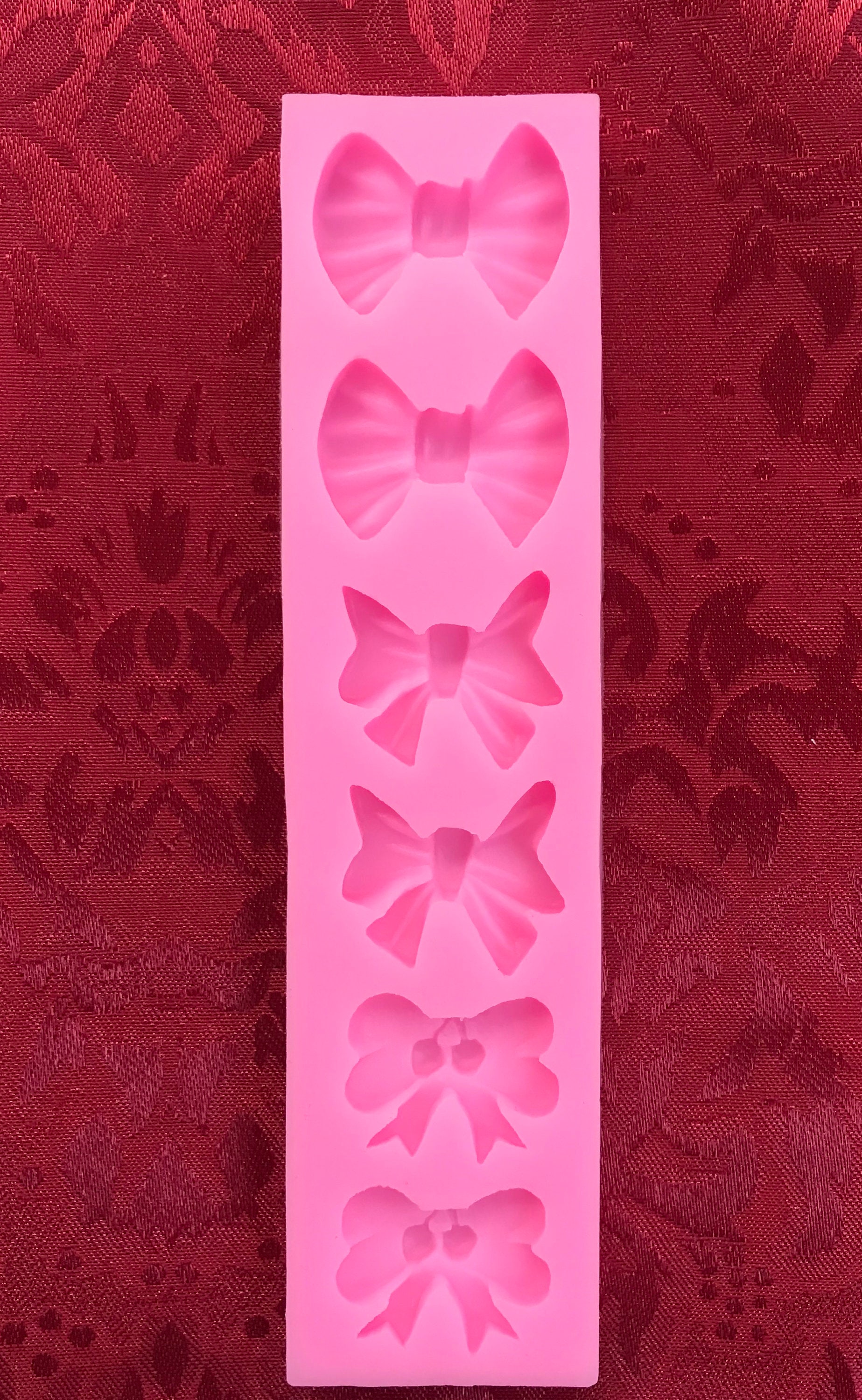Baking Decorating Supplies Food & Fermenting Silicone Bow Mold 3 ...
