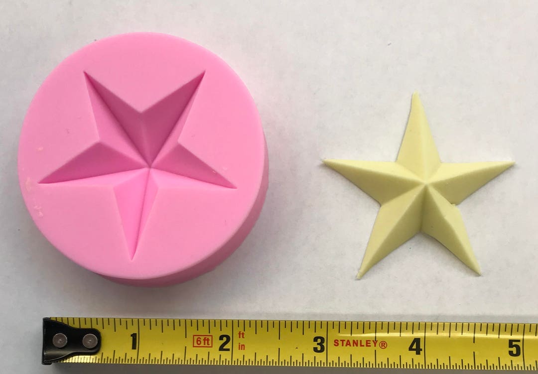Cool Star Silicone Mold 2d - Etsy España
