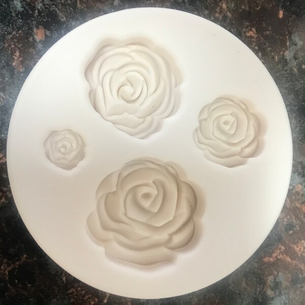 Rose Silicone Mold - Etsy