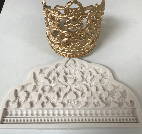 Detailed Large Crown Silicone Mold - Etsy
