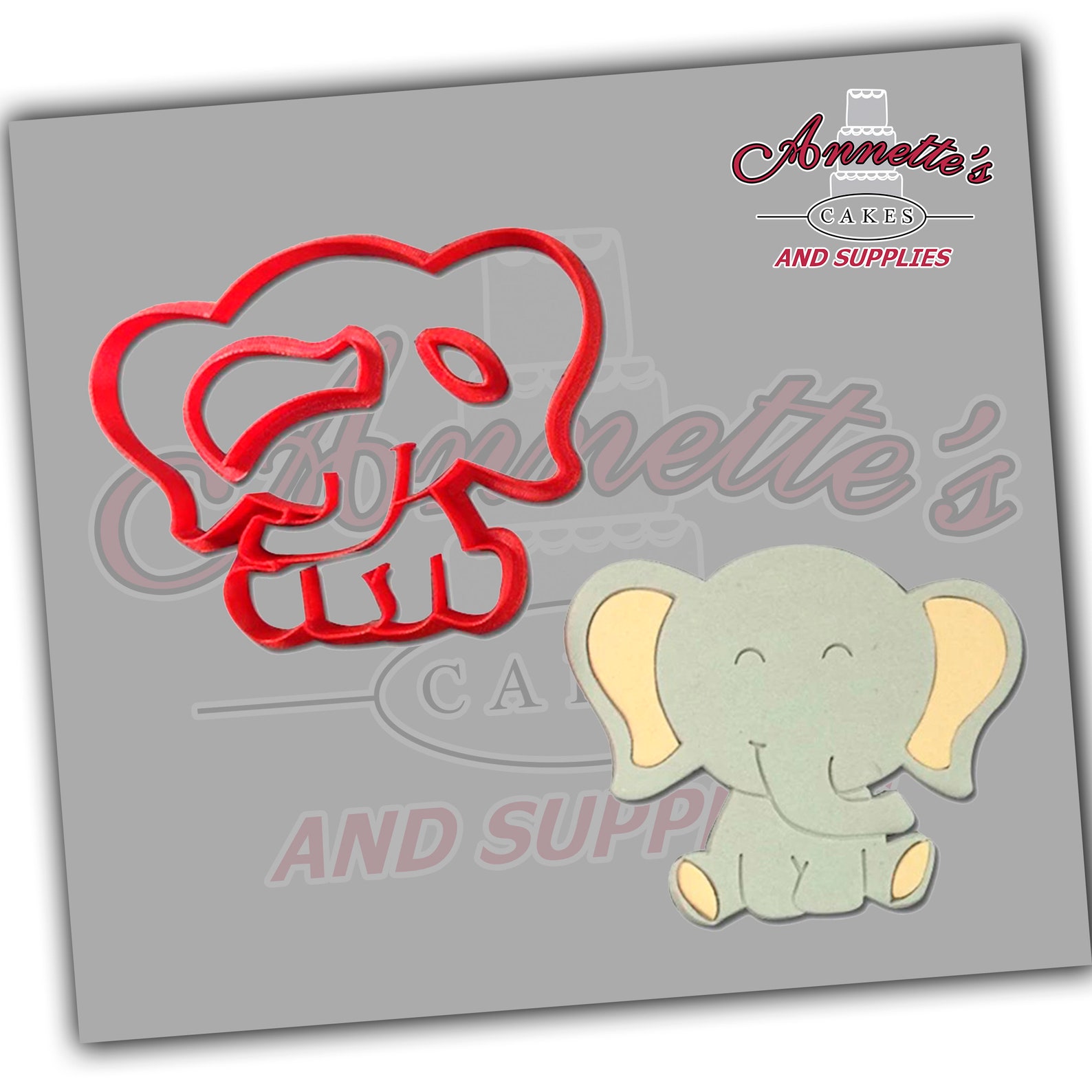 Baby Elephant Cutter - Etsy