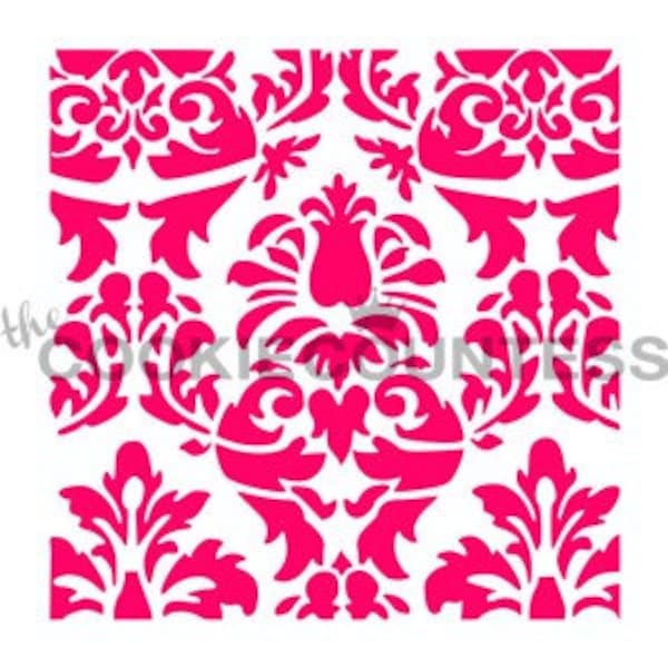 Damask Stencil - Etsy