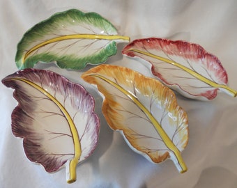 Ceramic Leaf Plate - Etsy