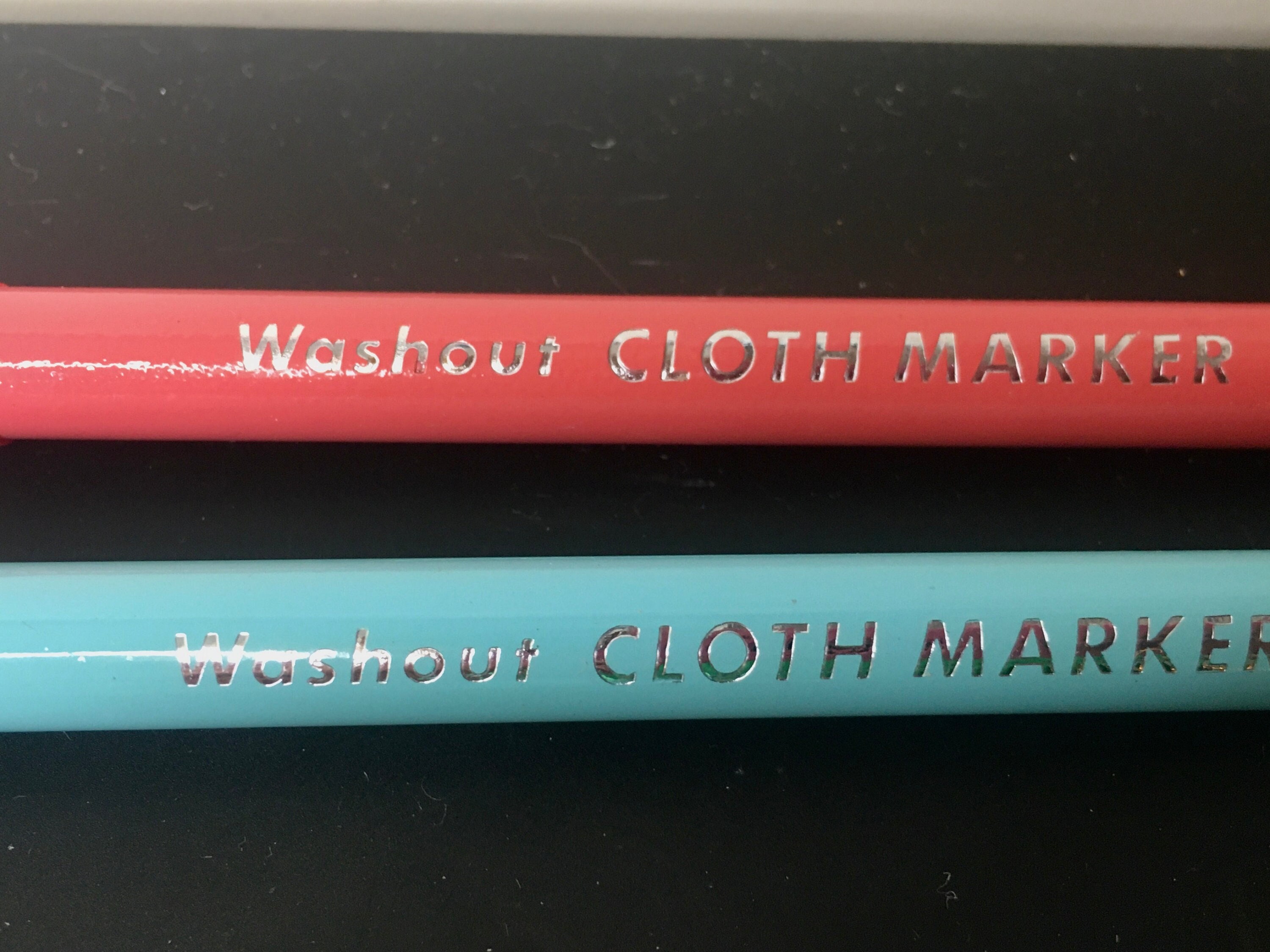 Washout Cloth Marker- Fabric Markers Pink and Blue Vintage Japan - Etsy