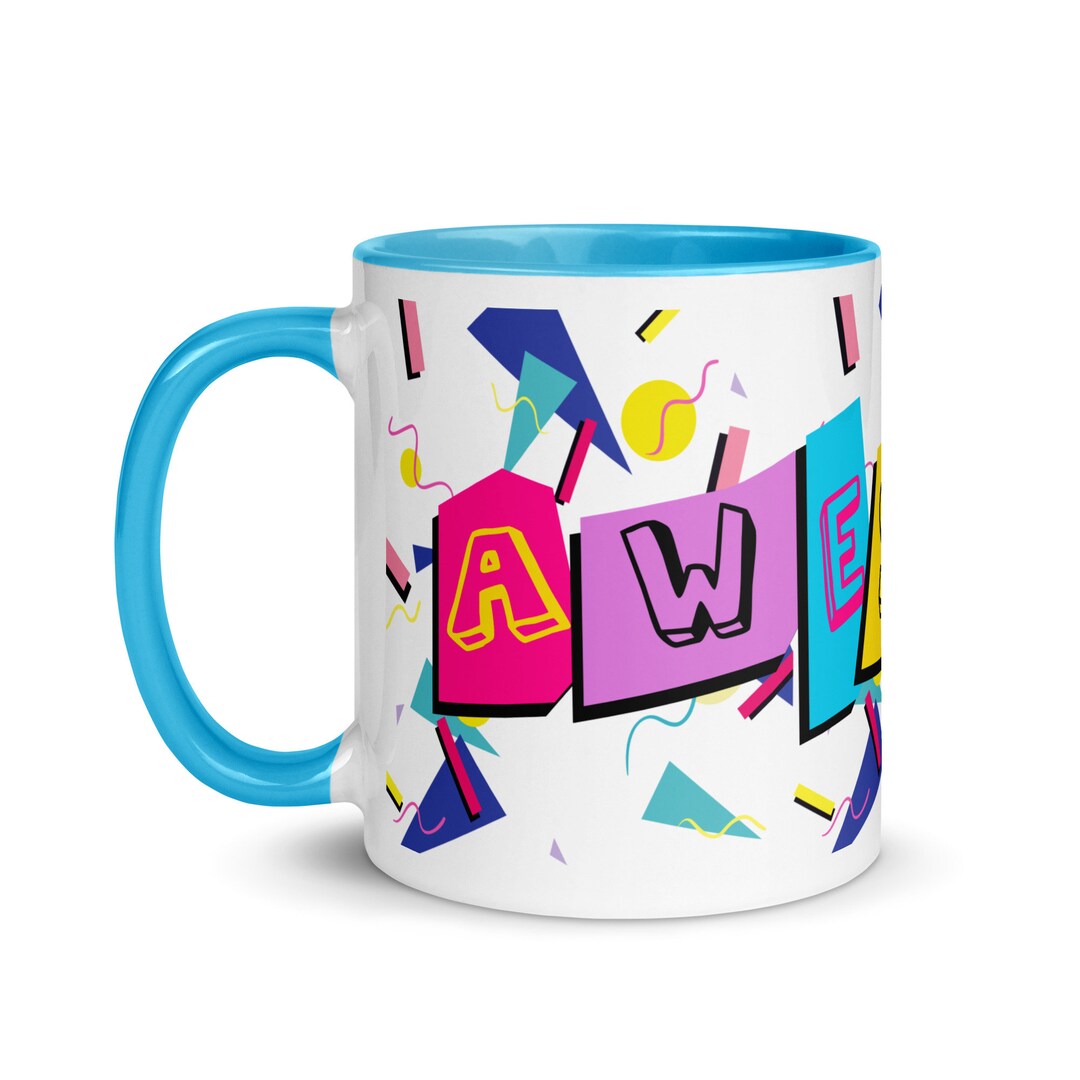 Awesome Retro 80s Mug - Etsy