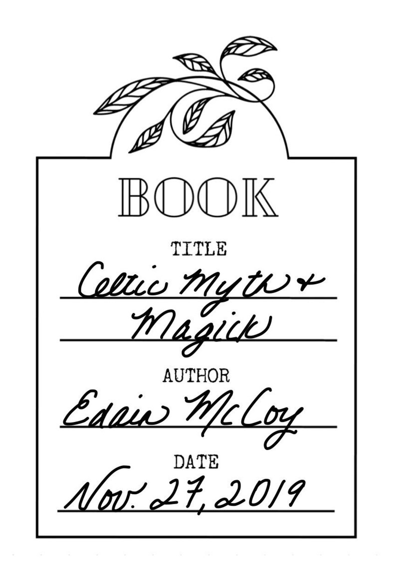 Printable Date and Book Tags for Journaling - Etsy