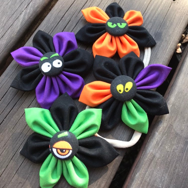 Halloween Headband Spooky Hair Clip Spooky Hair Bow Spooky | Etsy