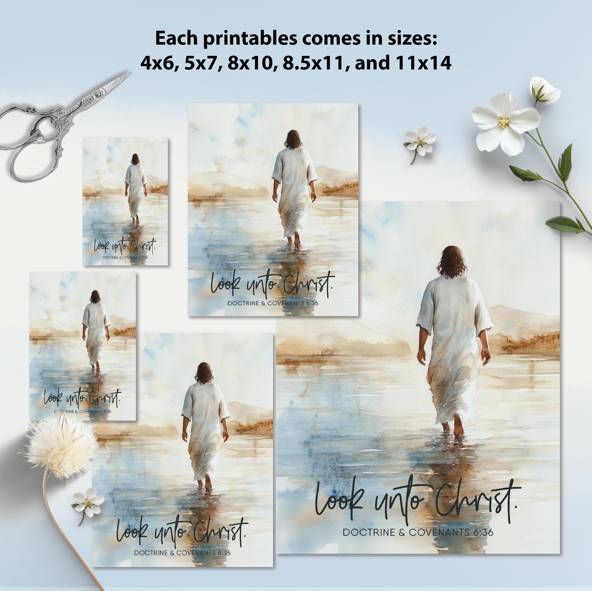 Look Unto Christ 2025 Youth Theme Printables (digital Download) - Etsy