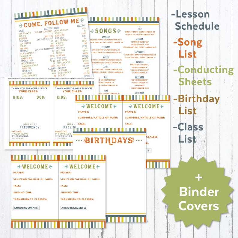 2025 Primary Printable Kit: LDS Doctrine & Covenants, Bulletin Board ...