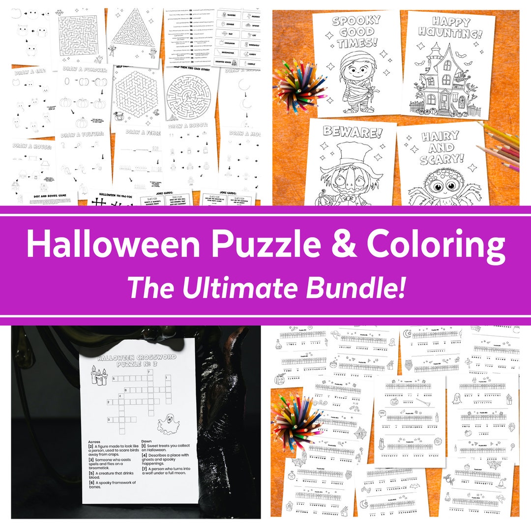 Halloween Games Ultimate Bundle | Halloween Activity for Kids ...