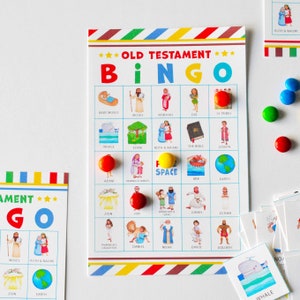 Old Testament BINGO Printable Game | Bible Game for Kids | 2026 Come ...