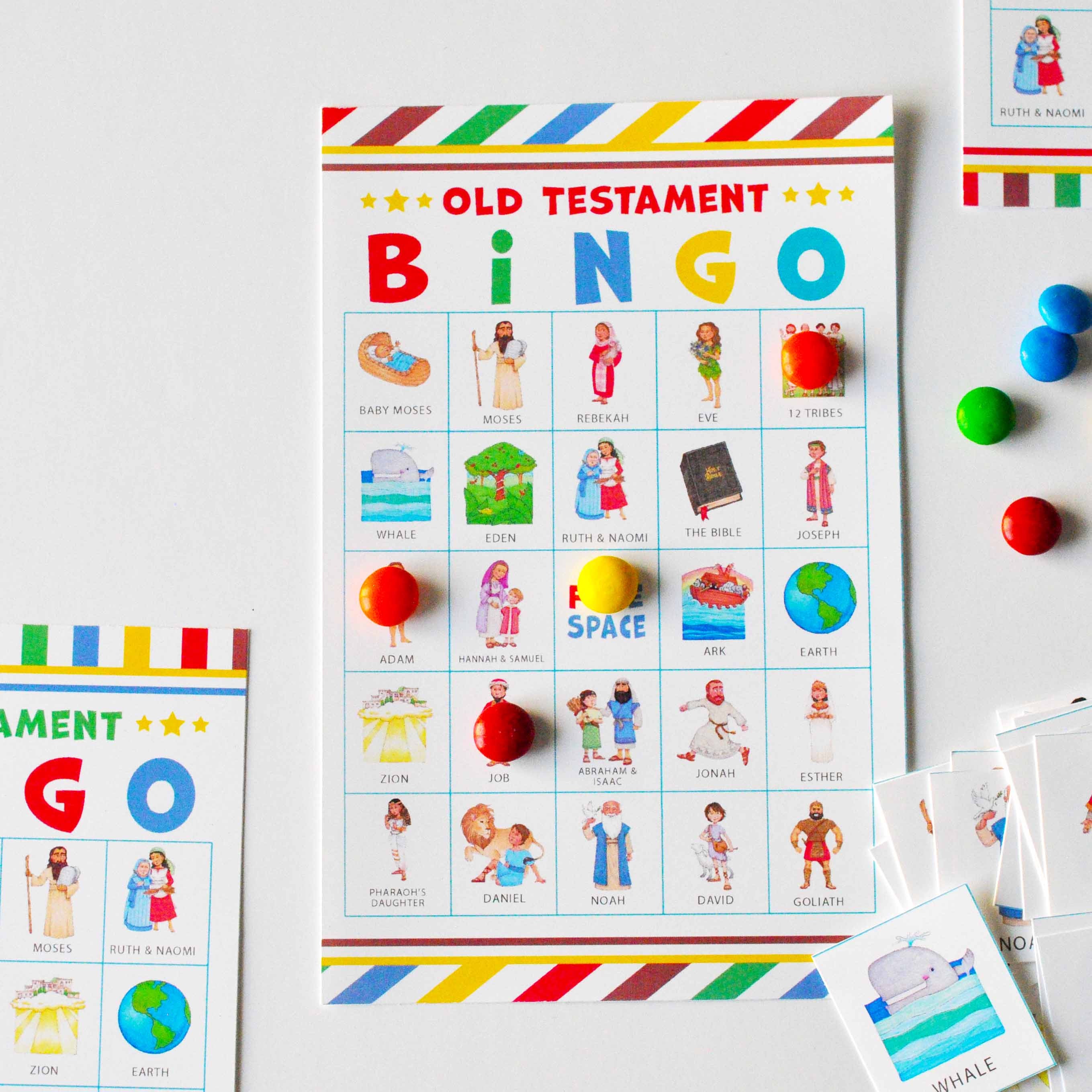 Old Testament BINGO Printable Game Bible Game for Kids - Etsy