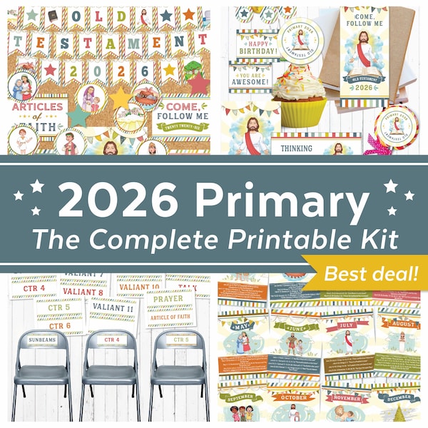 Lds Primary 2026 Bulletin Boards - Etsy