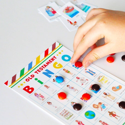 Old Testament BINGO Printable Game Bible Game for Kids - Etsy
