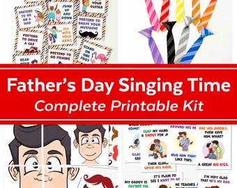 Dad's Toolbox Father's Day Singing Time Activity Ways to Sing Cards ...