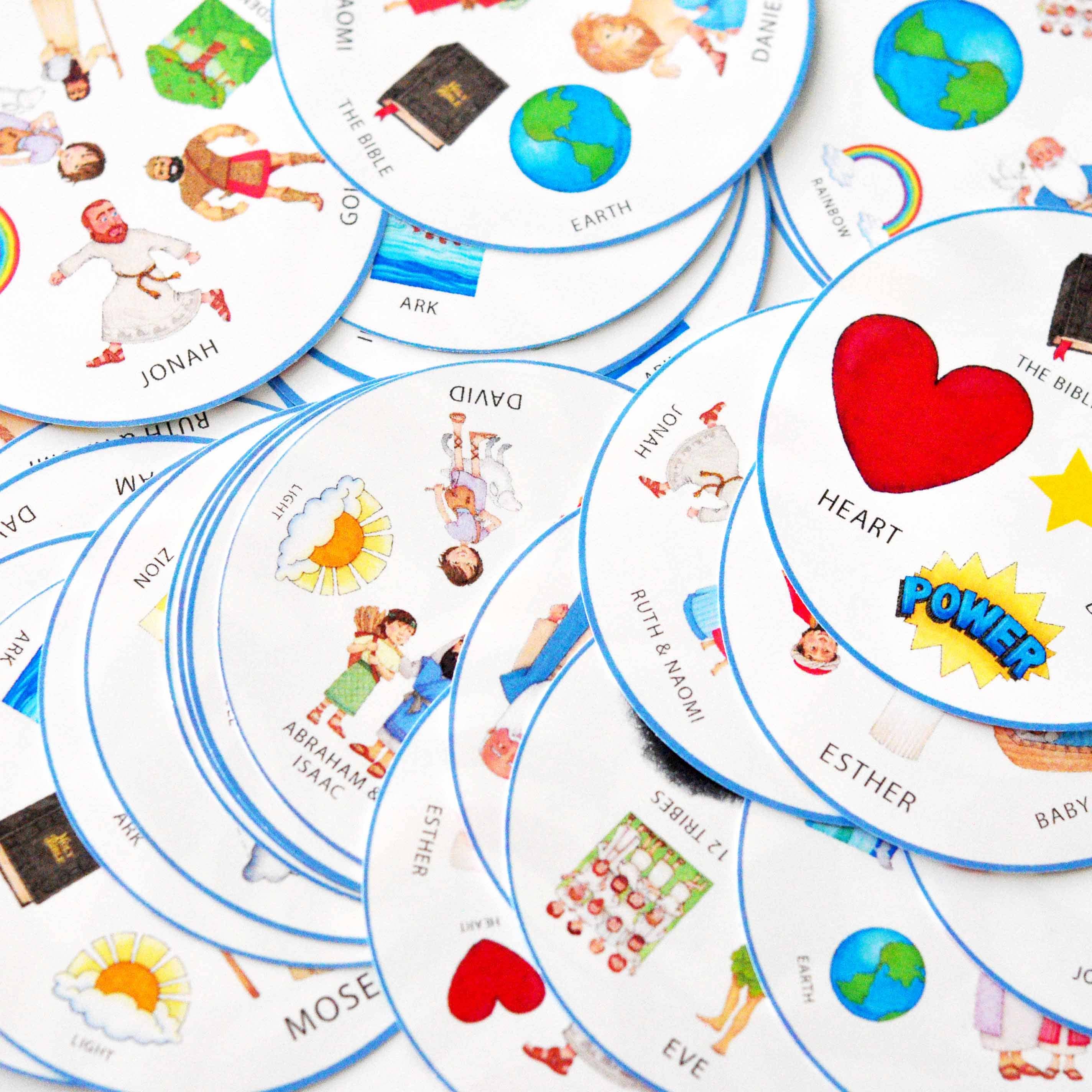 Old Testament Matching Game {spot It Style} | Bible Games Activities - Etsy