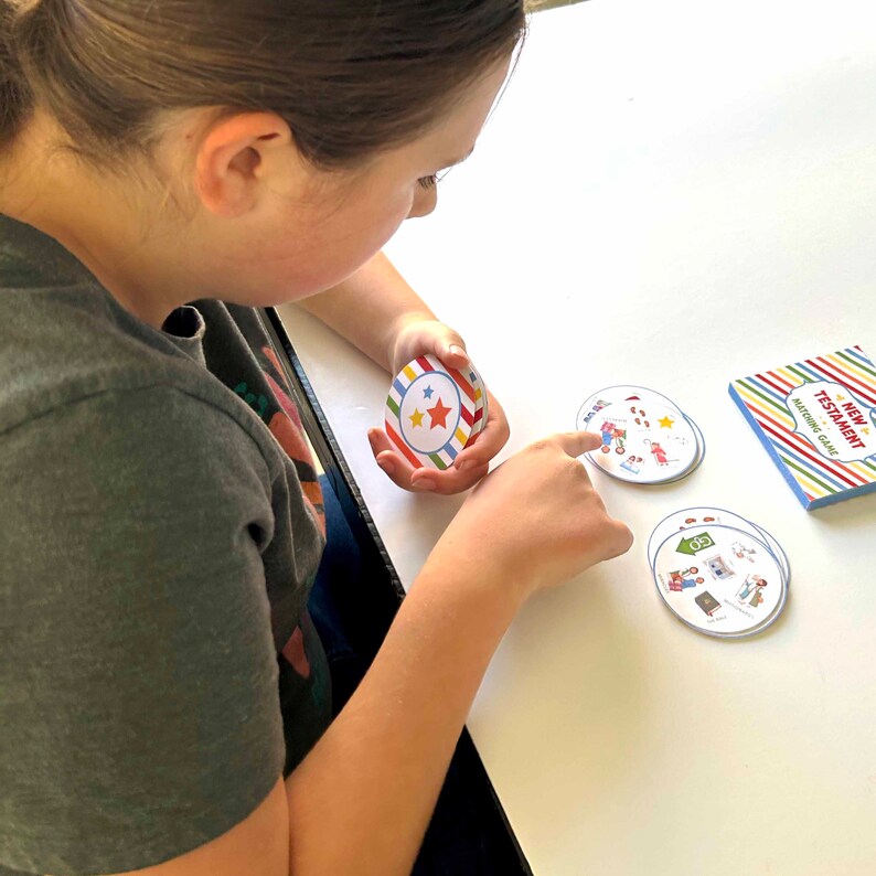 New Testament Matching Game {spot It Style} | Bible Games Activities - Etsy