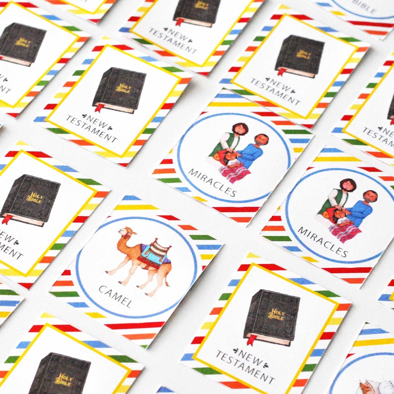New Testament Memory Printable Game Bible Game for Kids - Etsy