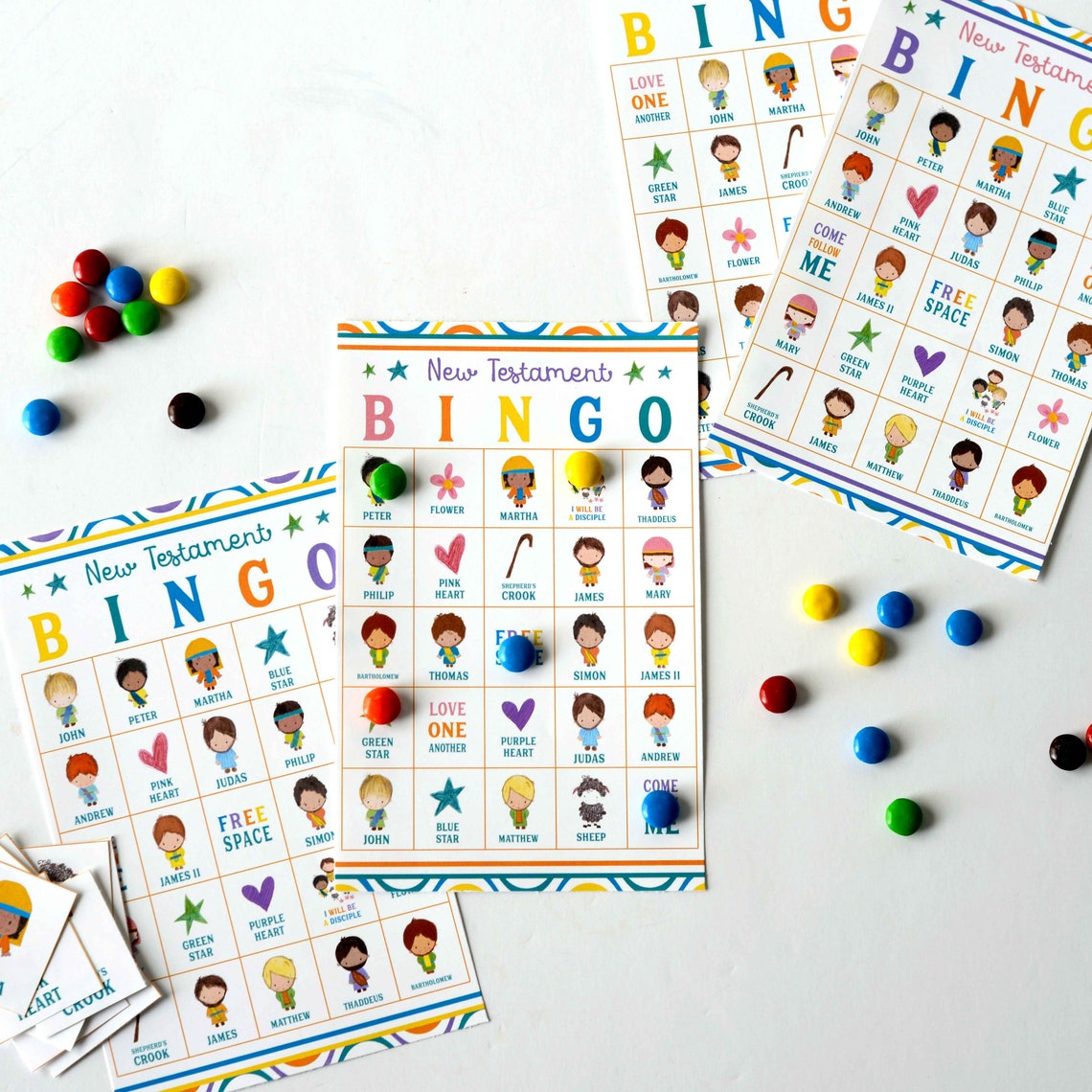 New Testament BINGO Printable Game Bible Game for Kids - Etsy