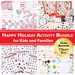 Happy Holiday Activity Bundle for Kids and Families Holiday - Etsy