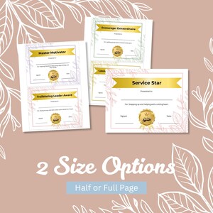 LDS Girls Camp Award Certificates: Editable Printables (digital ...