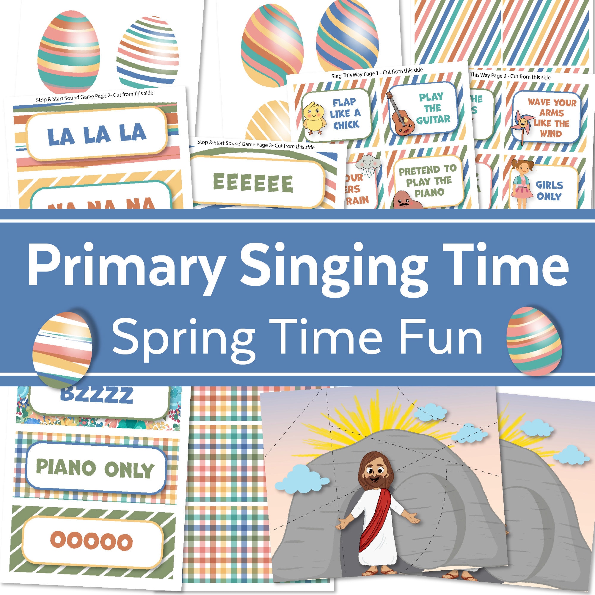 Spring LDS Singing Time Fun Kit April LDS Singing Time - Etsy