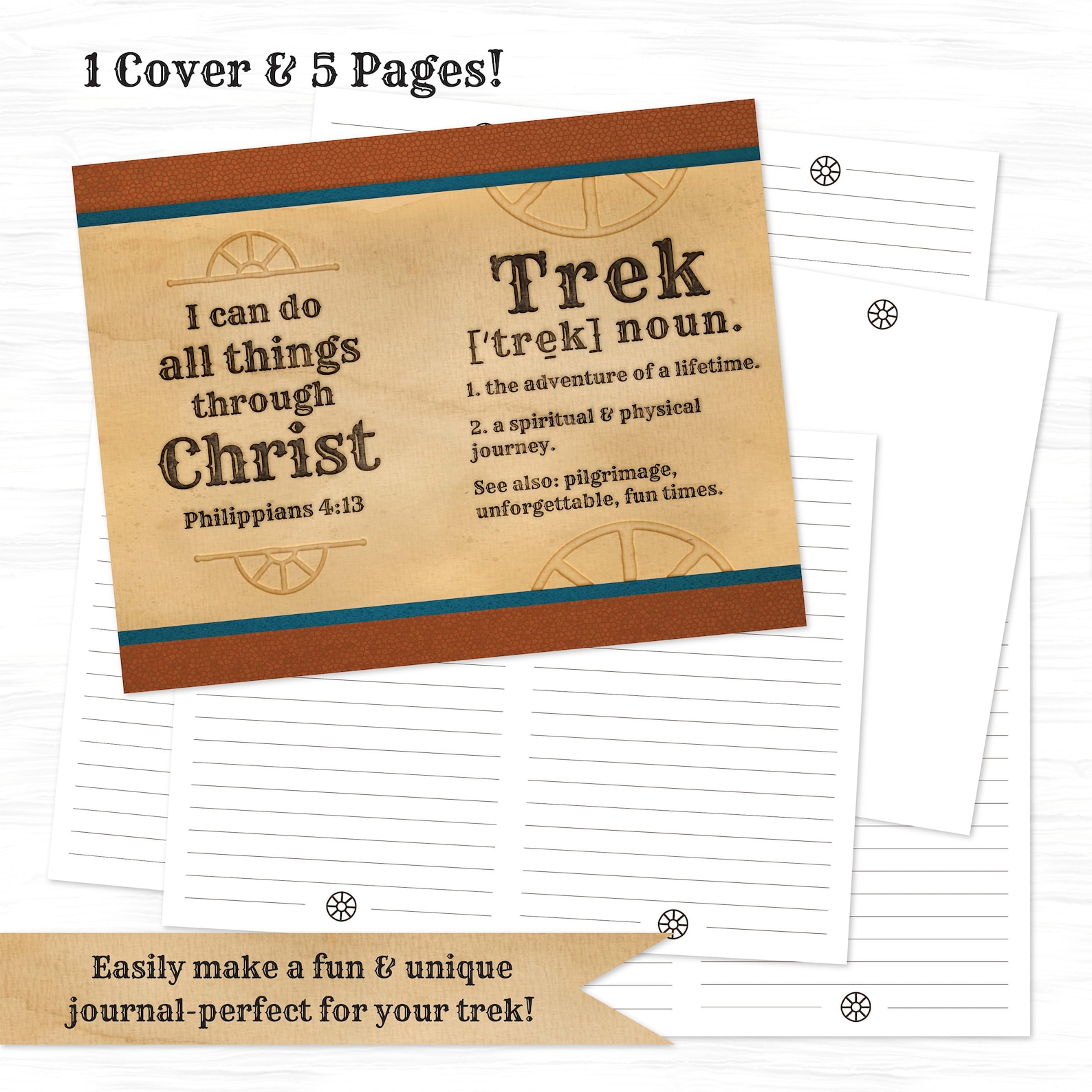 Trek Journal LDS Trek Journal Printable Kit - Etsy