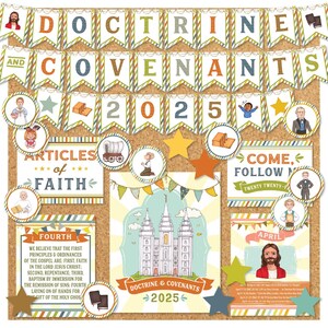 Doctrine & Covenants 2025 Primary Bulletin Board Kit (printable) - Etsy