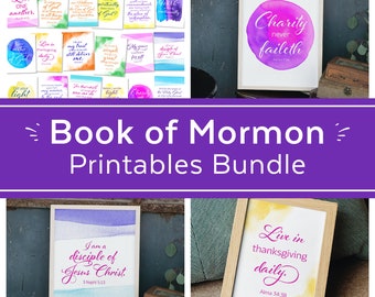 POSTER SIZE: Book of Mormon Scripture Hero Posters LDS Come Follow Me ...