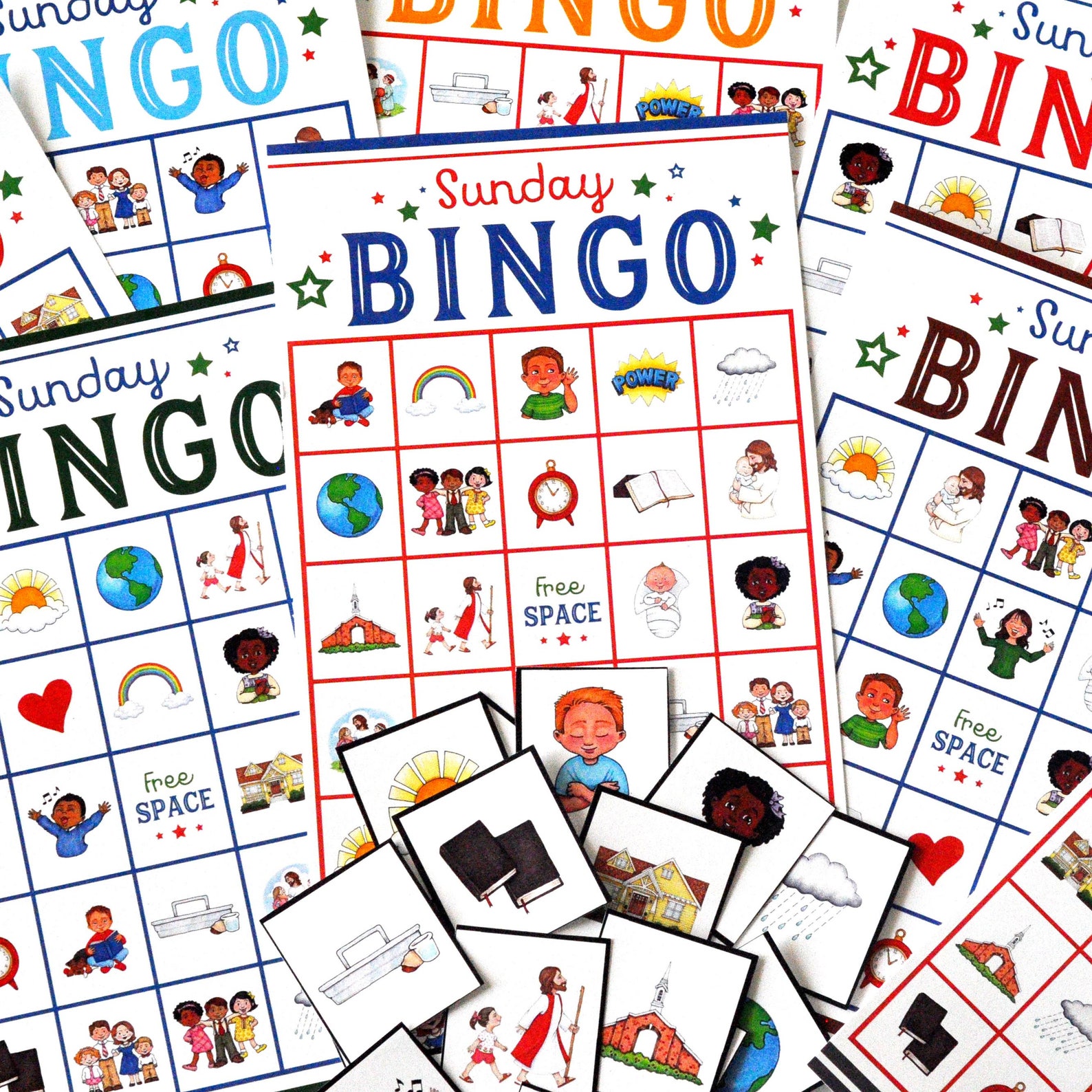 Sunday Bingo Printable Game - Etsy