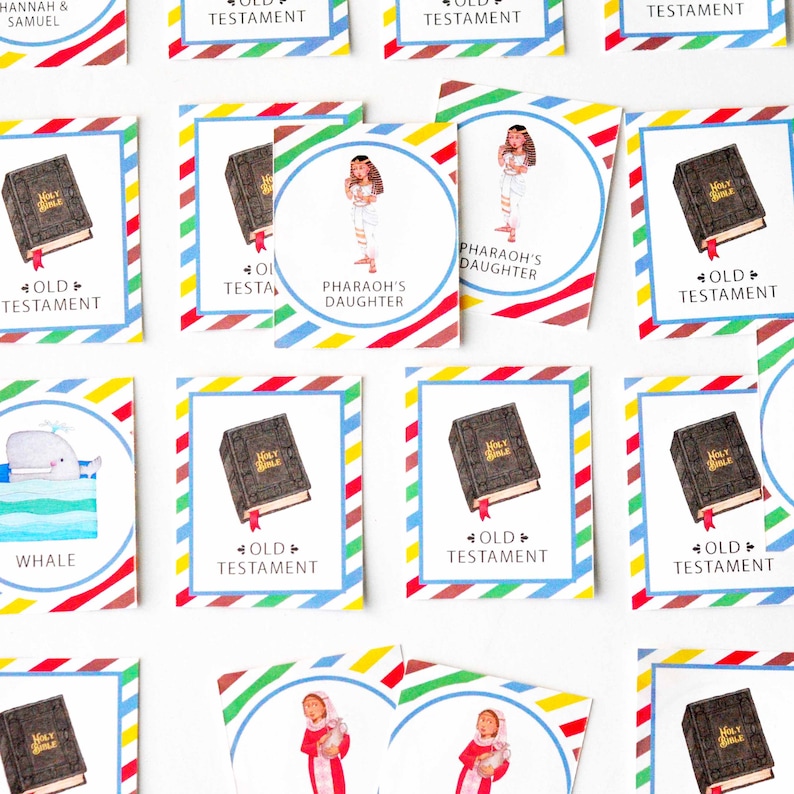 Old Testament Memory Printable Game LDS Primary Games Helps - Etsy