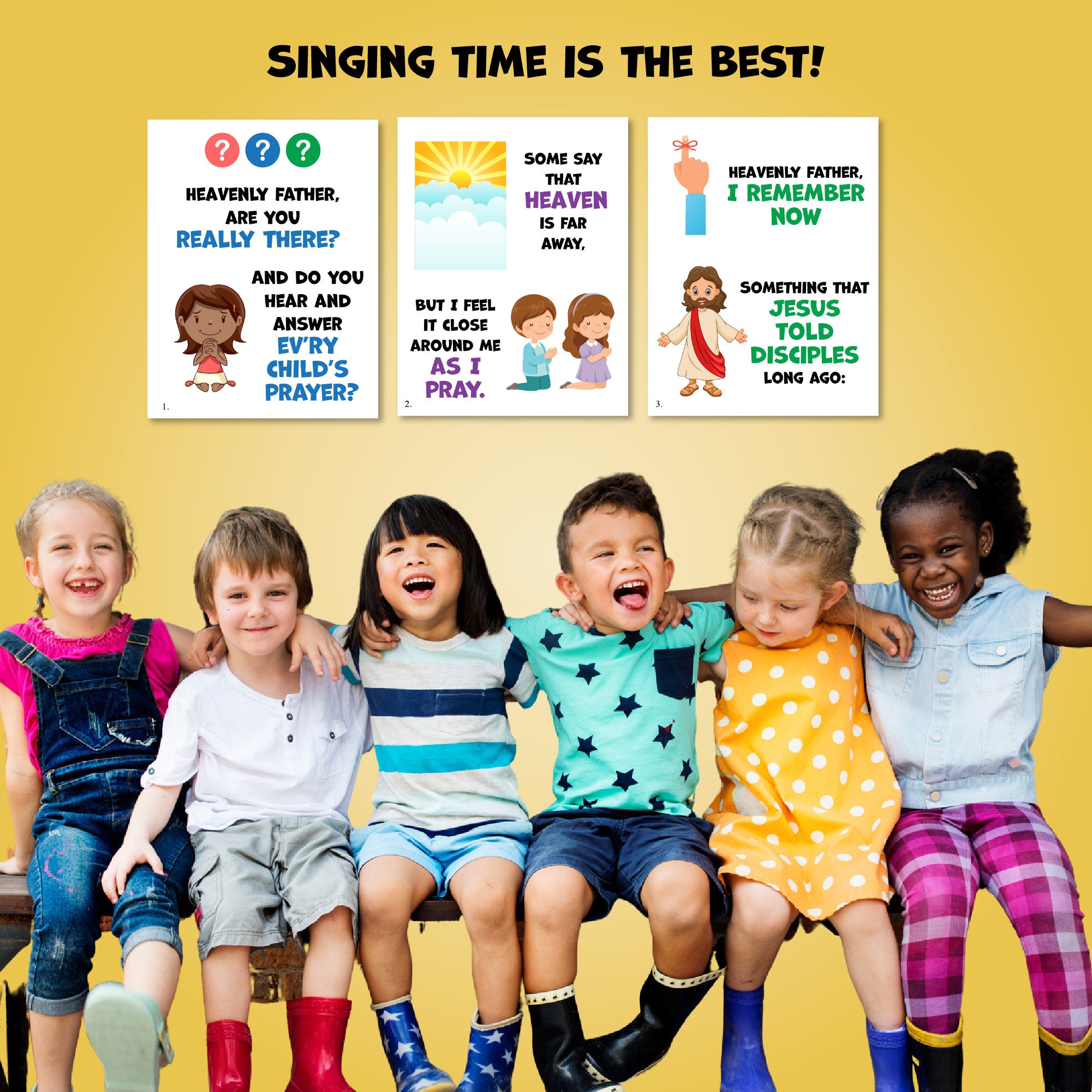 January 2023 Lds Singing Time A Childs Prayer Singing Time Flipchart