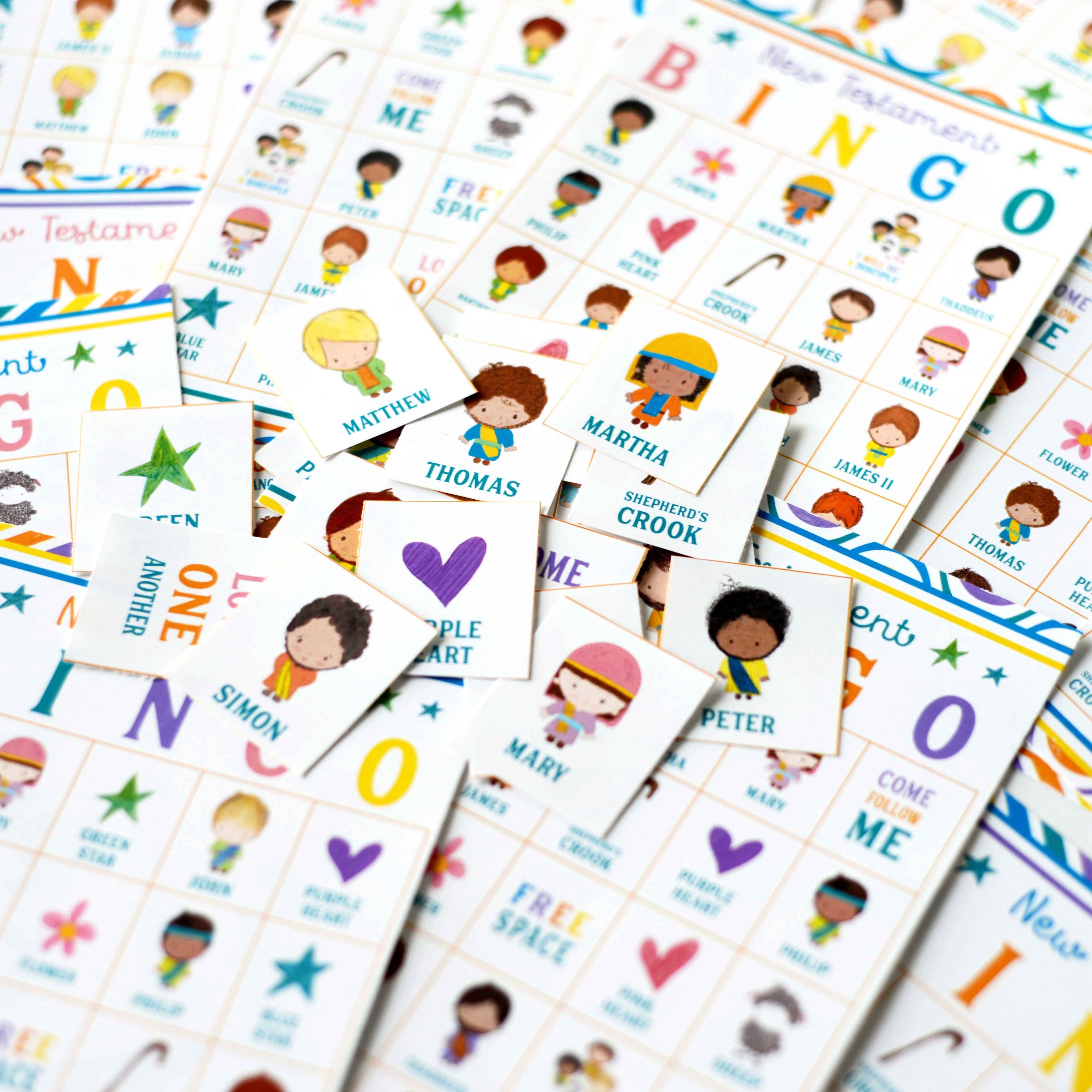 New Testament BINGO Printable Game Bible Game for Kids - Etsy