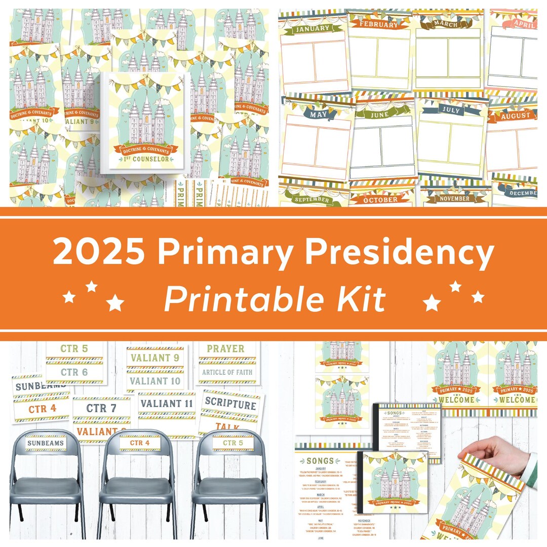 2025 LDS Primary Presidency Kit: Doctrine & Covenants (PDF) - Etsy